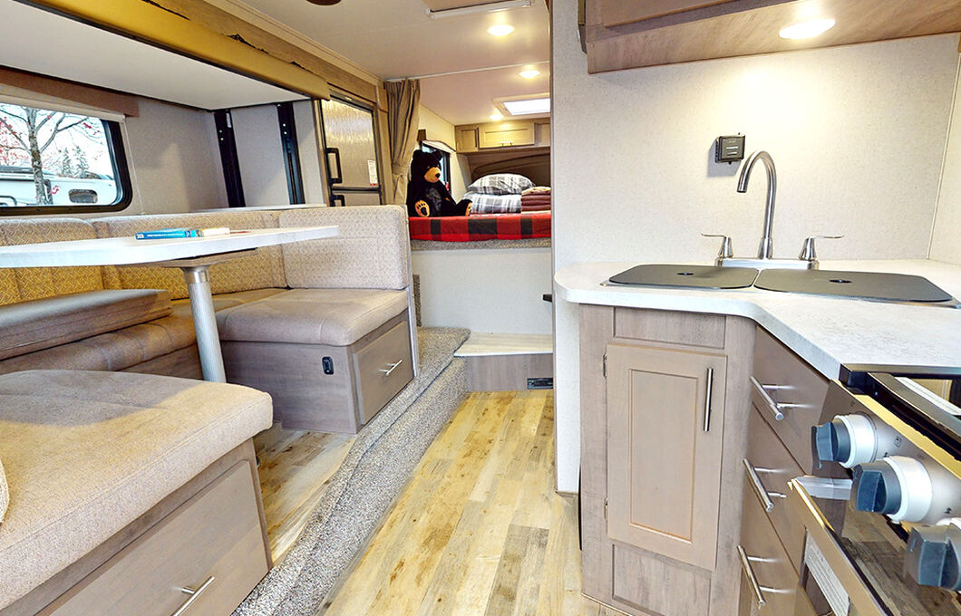 Rent A Truck Camper Slide Bunk | Fraserway RV Rentals | Fraserway RV