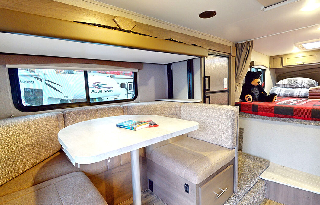 Rent A Truck Camper Slide Bunk | Fraserway RV Rentals | Fraserway RV