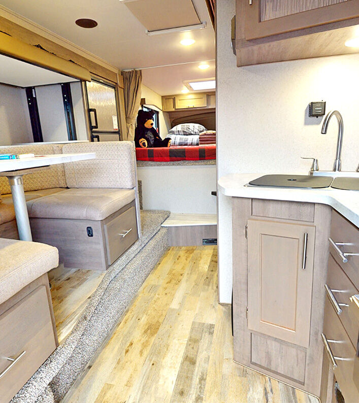 Rent A Truck Camper Slide Bunk | Fraserway RV Rentals | Fraserway RV